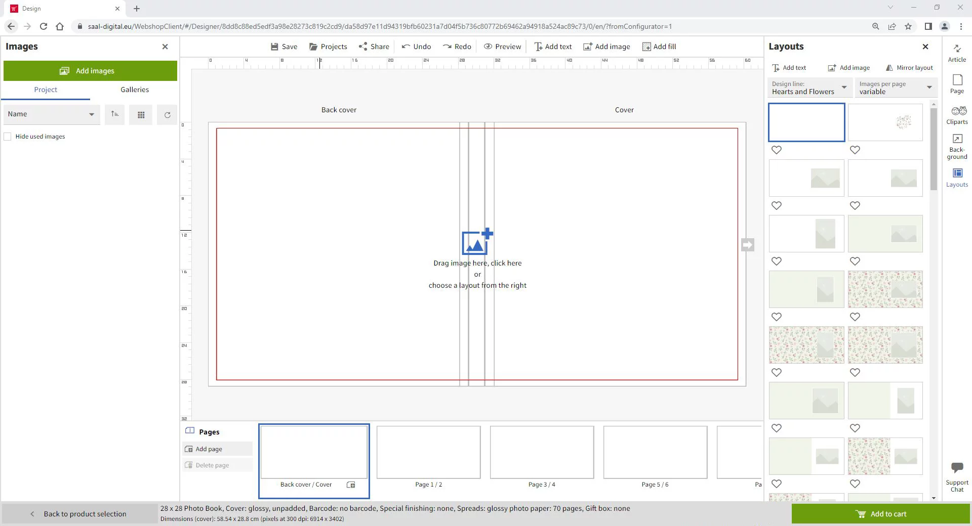 Concevez votre Livre Photo en toute simplicité : Concepteur Saal Online